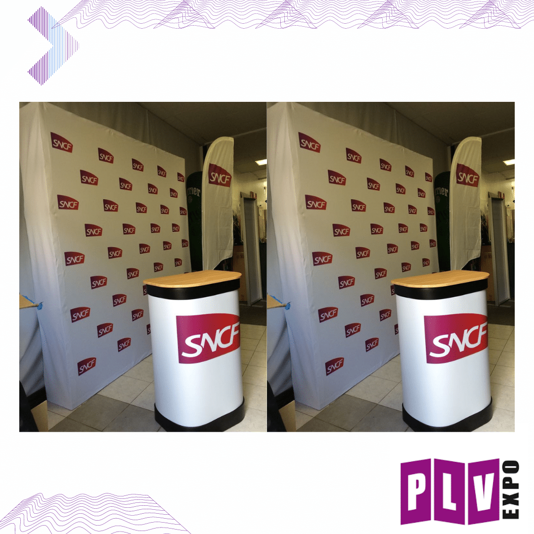 PLV EXPO Équipe la SNCF - PLV Expo